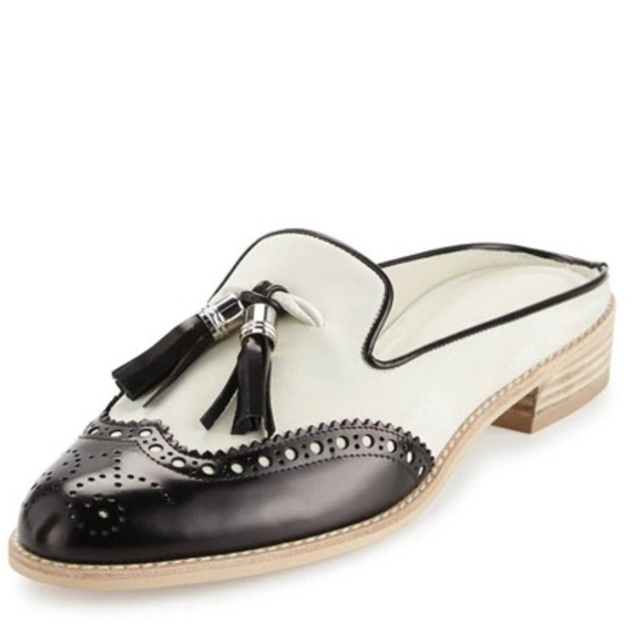 Stuart Weitzman | Shoes | Stuart Weitzman Mulething Brogue Leather Mule ...